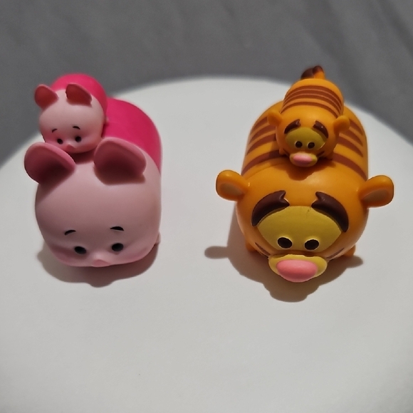 Disney | Toys | Disney Tsum Tsum Piglet And Tigger Figures | Poshmark
